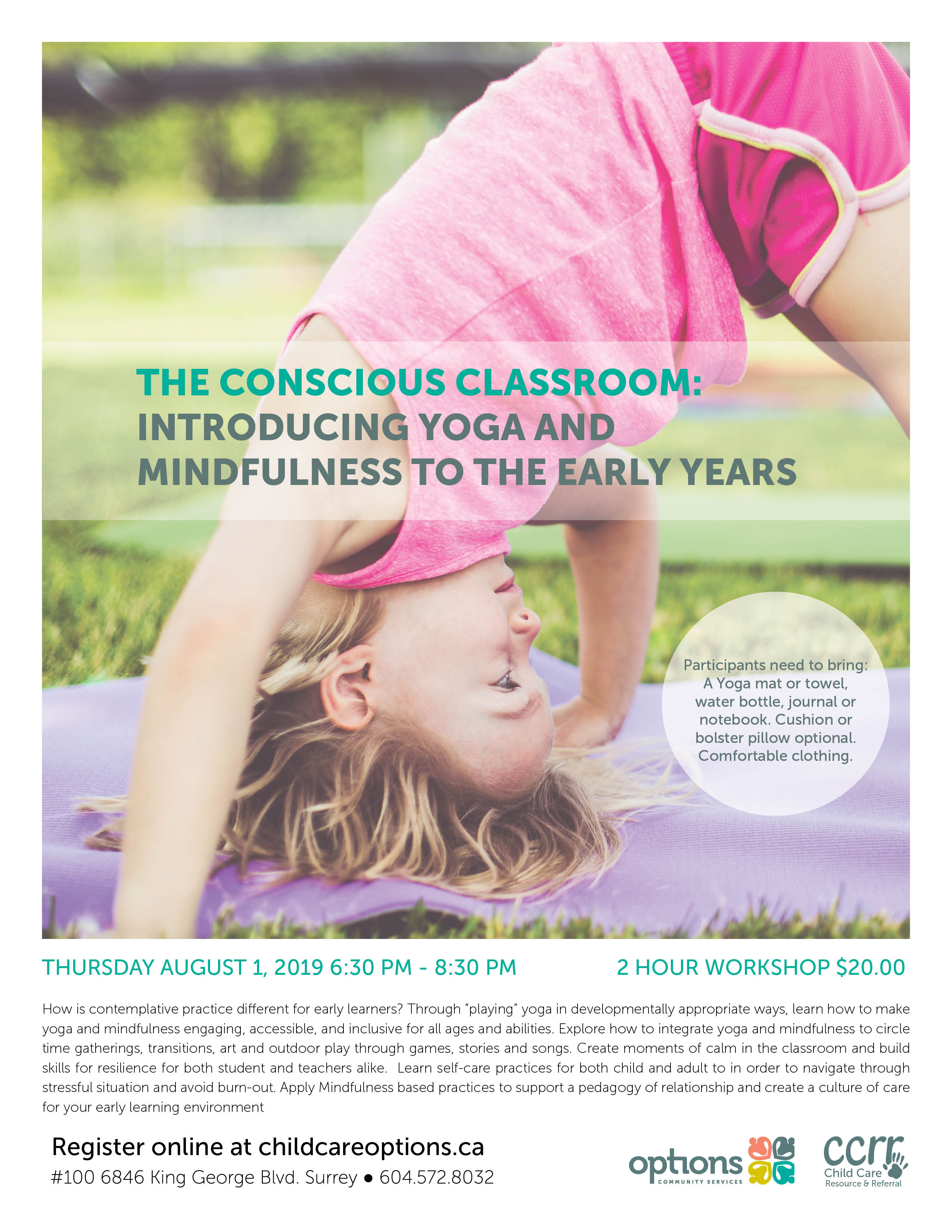The Conscious Classroom: Introducing Yoga and Mindfulness to the Early ...