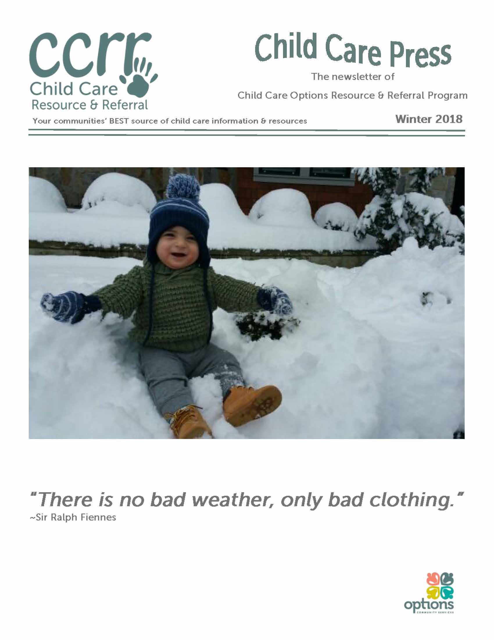 Newsletters - Child Care Options